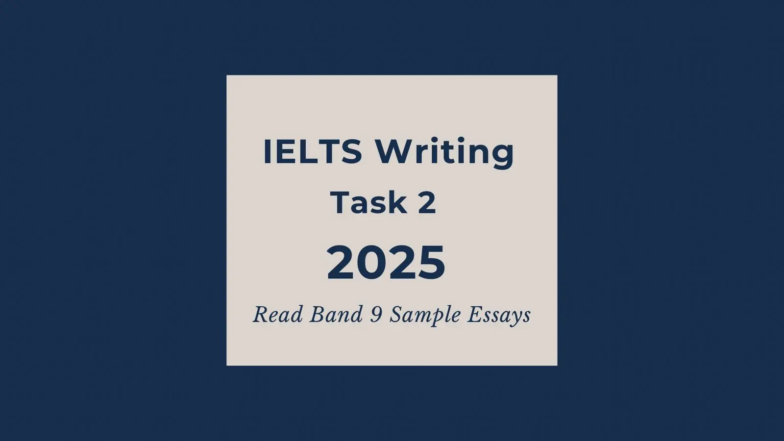 Recent IELTS Writing Topics and Questions 2025 | tec-ielts